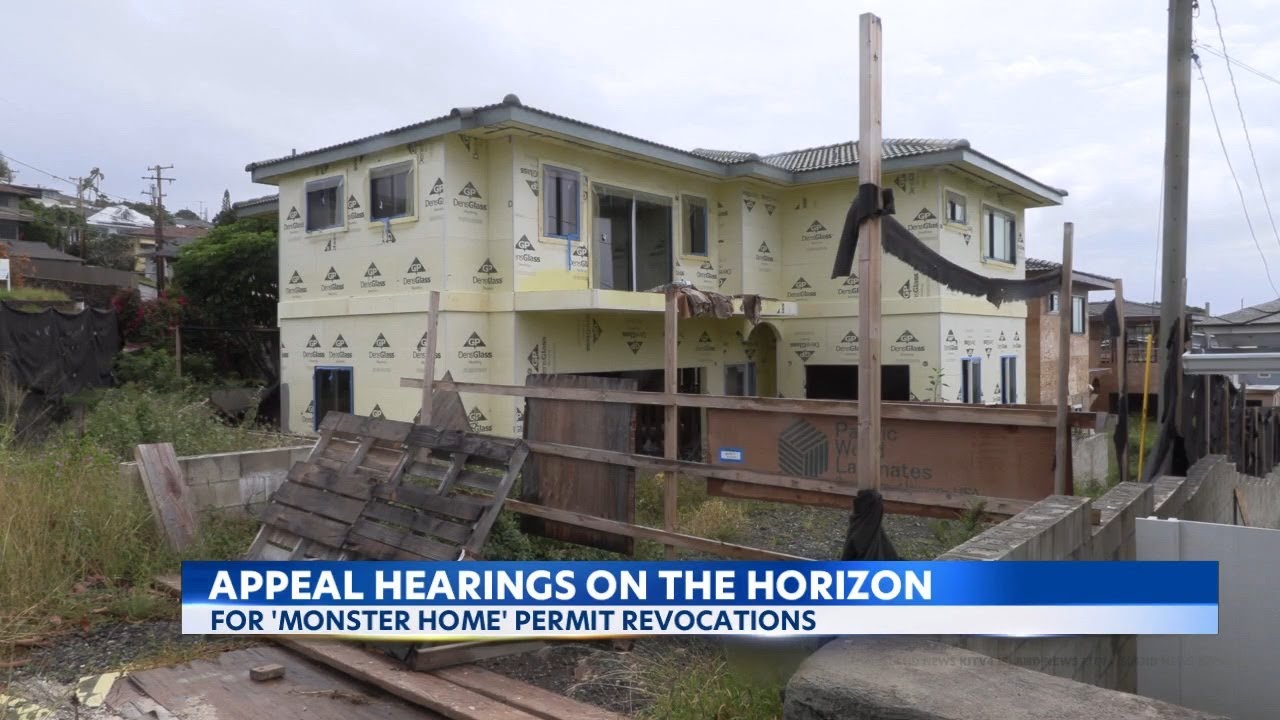 Monster Home owners could get chance to appeal for permits - YouTube