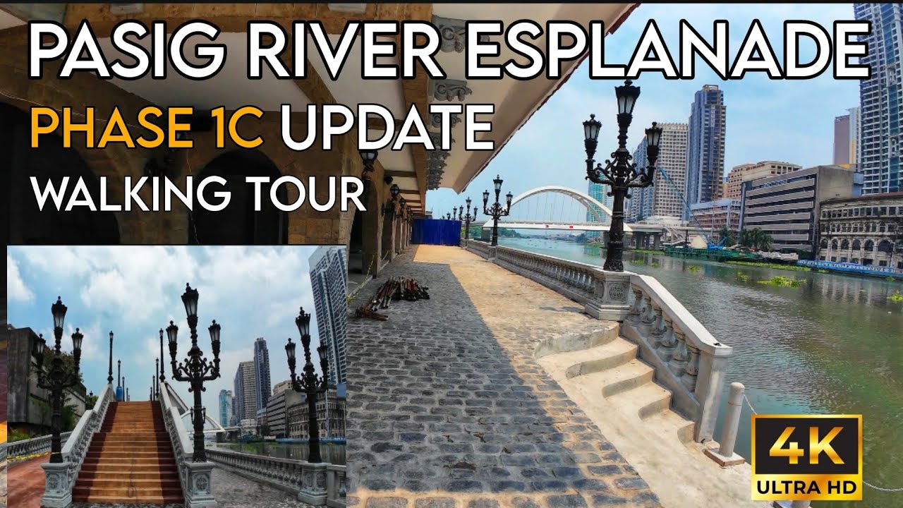 Pasig River Esplanade Phase C1 Walking Tour #walkingtour - YouTube