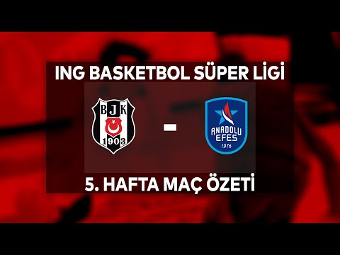 BSL 5. Hafta Özet | Beşiktaş 74-81 Anadolu Efes