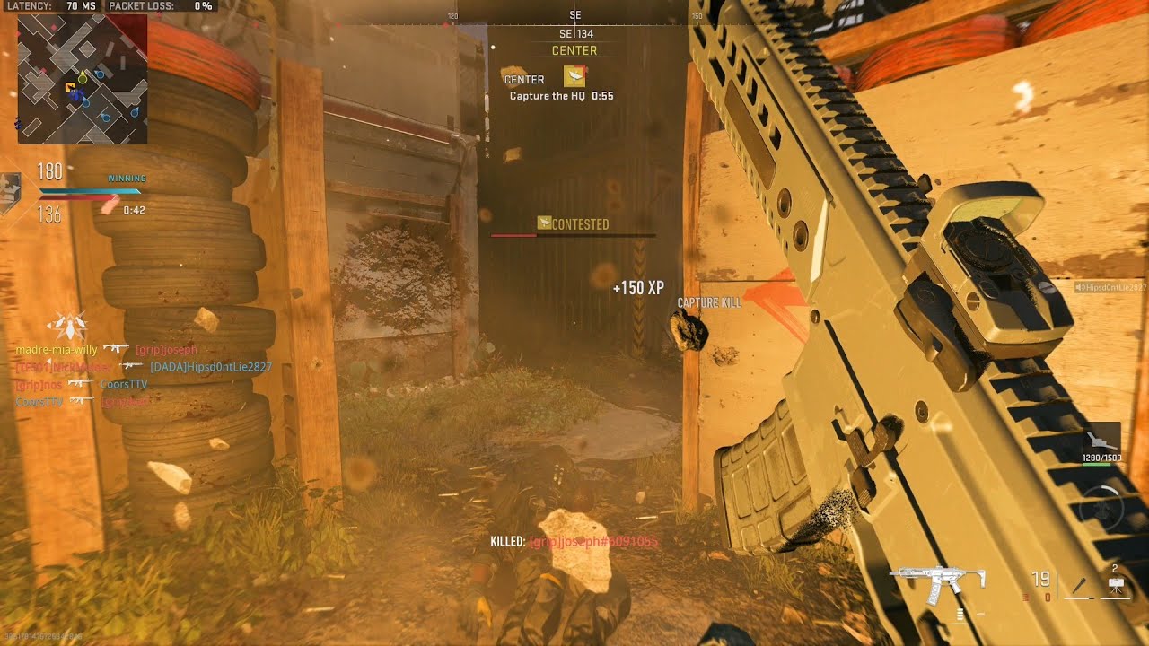 COD MW 2 (2022): 68 kills - M13 - Dolphin-diving out of explosions and ...