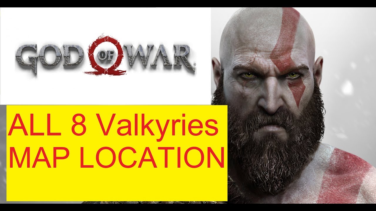 GOW 4 all 8 Valkyries Map Locations and Boss Fights - YouTube