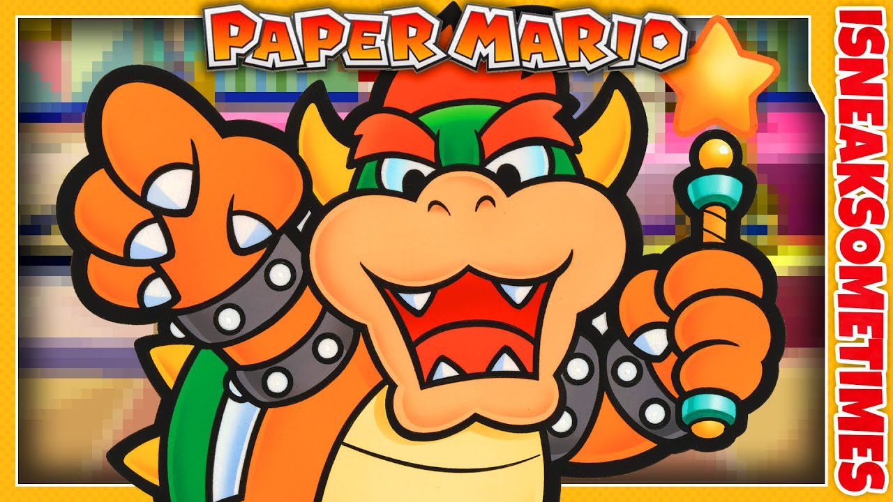 Paper Mario (Wii U VC) - Chapter 8 | Bowser's Quiz Show! - YouTube