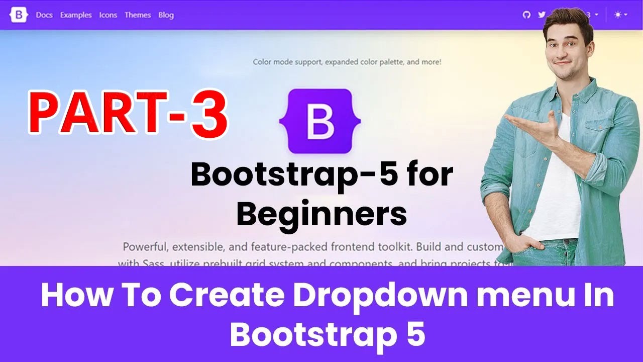 Bootstrap 5 Tutorial How To Create Design In Bootstrap 5 Part 3 Youtube 6780