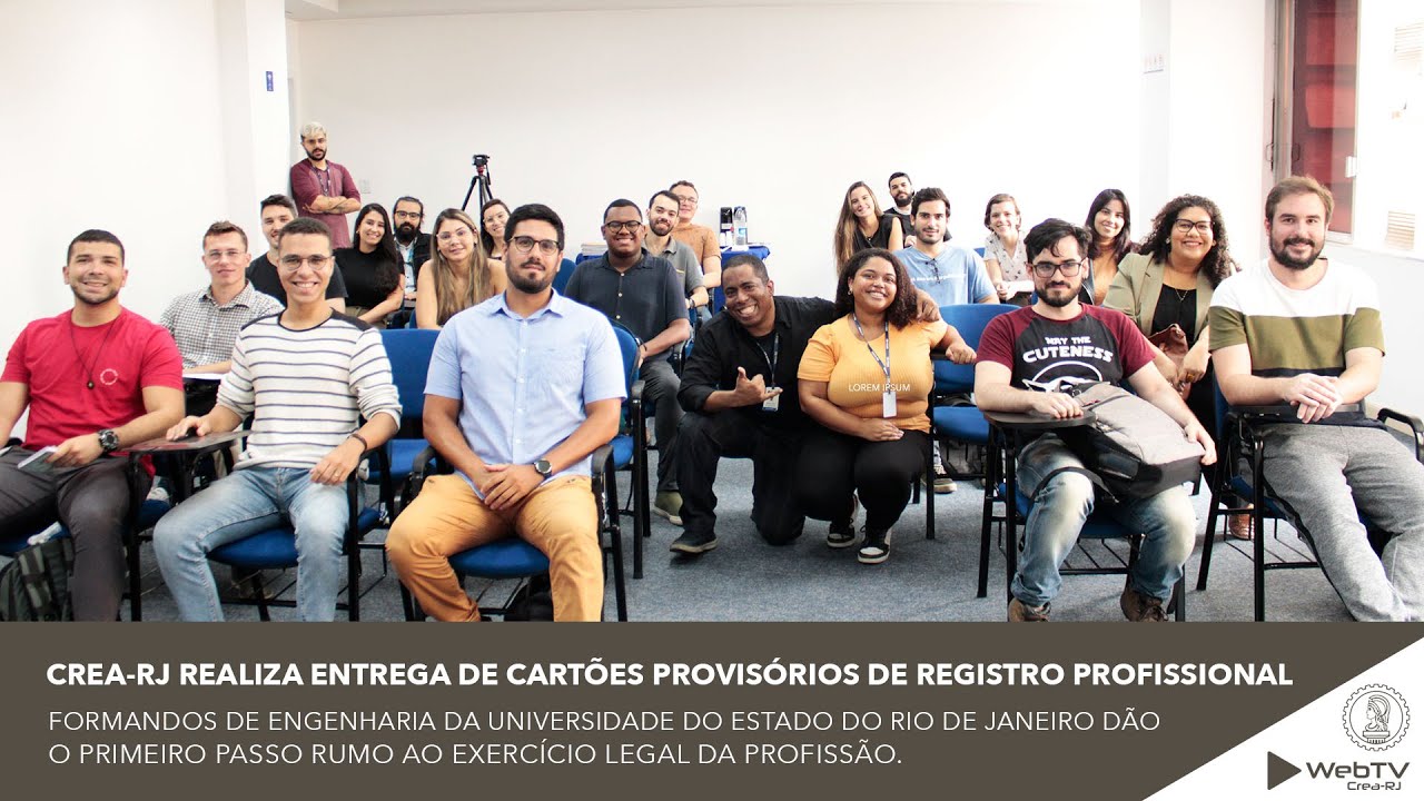 Crea-RJ entrega cartões provisórios de registro profissional aos ...