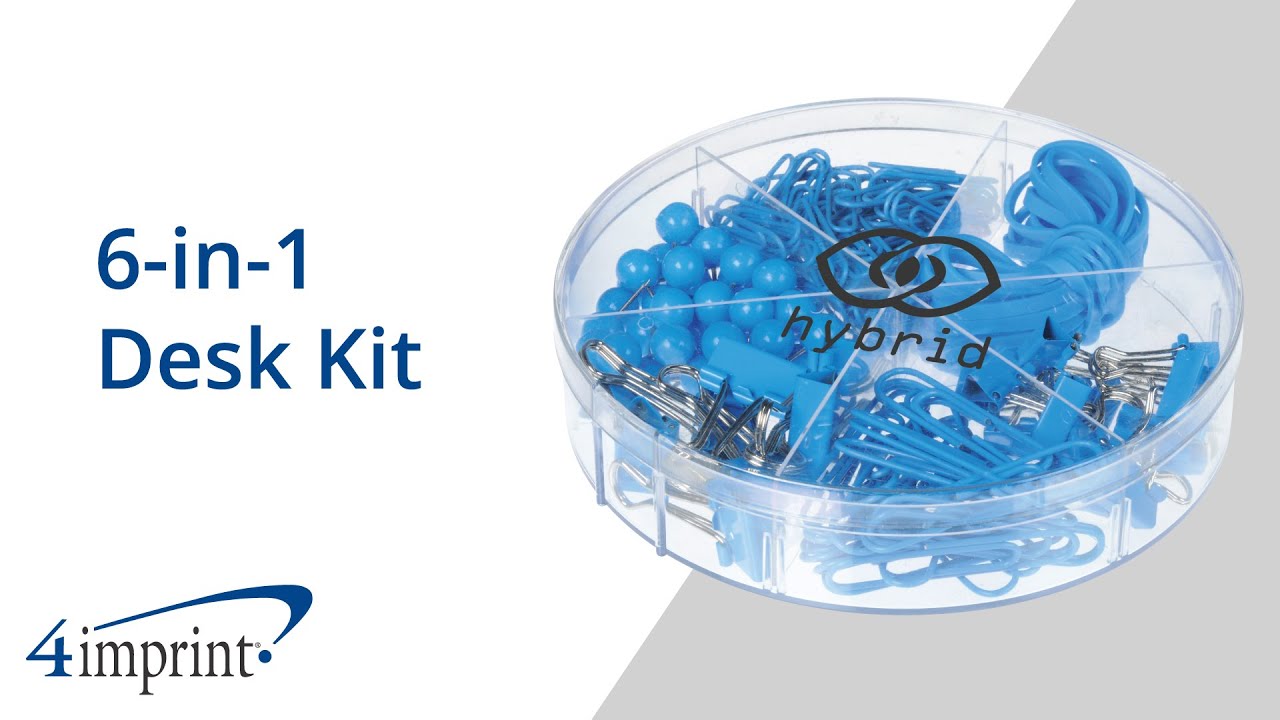 6-in-1 Desk Kit from 4imprint - YouTube