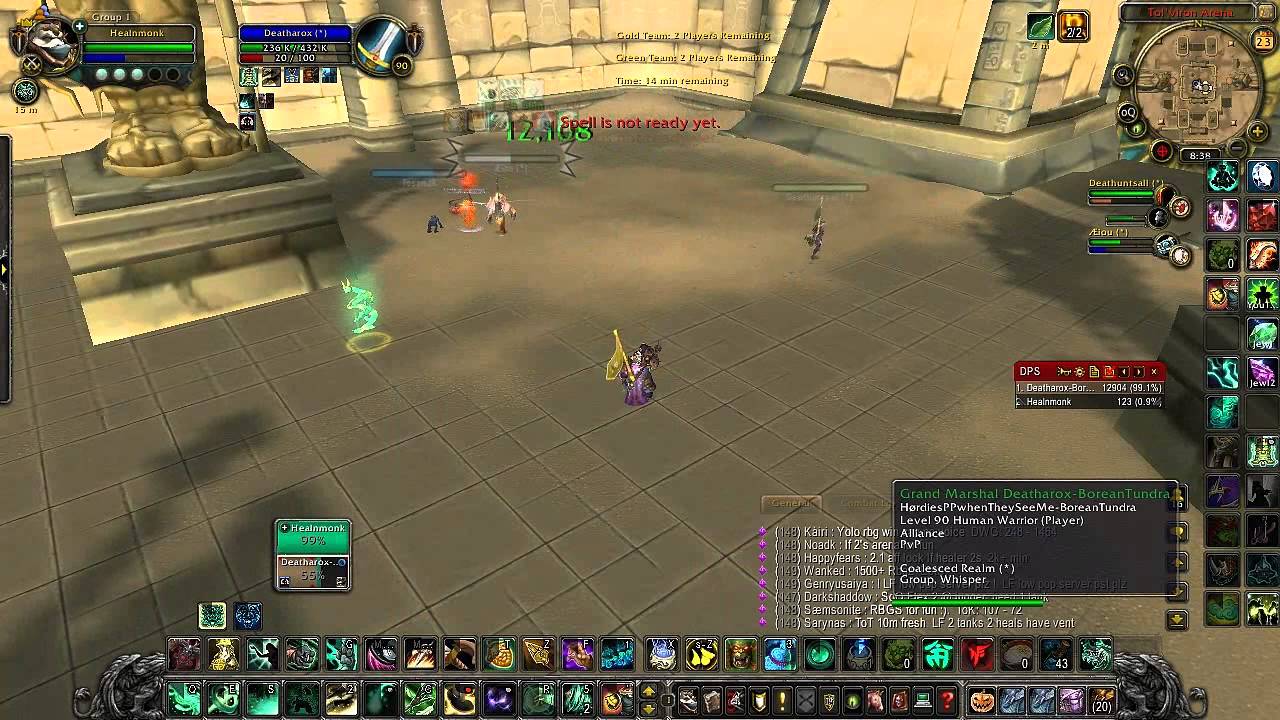 5.4 Mw Monk PvP (720p) Mw Monk and Arms Warrior 2v2 Arena -World Of ...