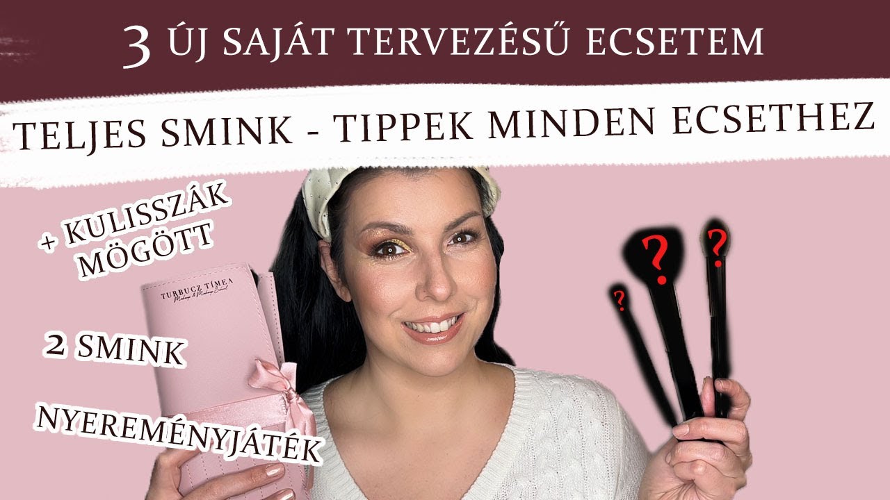 3 ÚJ SAJÁT TERVEZÉSŰ ECSETEM | 2 Smink & Tippek minden ecsethez ...
