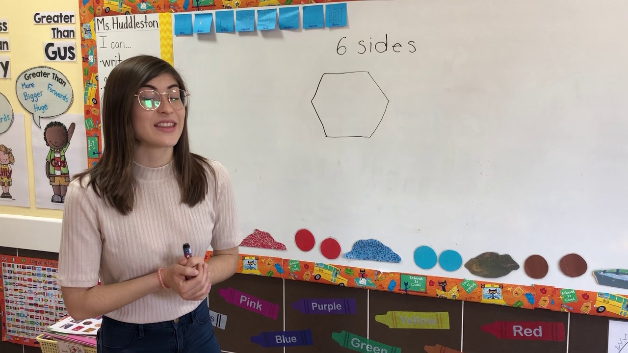 2D Shapes: Hexagon - YouTube