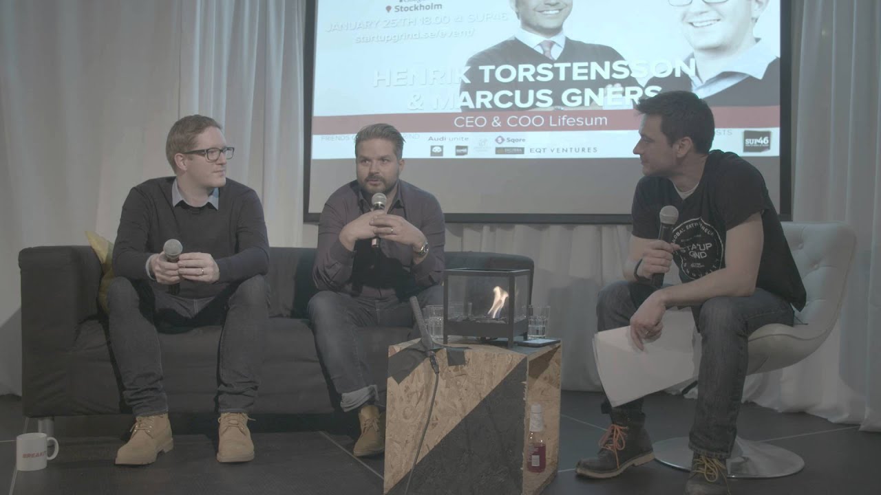 Henrik Torstensson, CEO & Marcus Gners, COO of Lifesum at Startup Grind ...