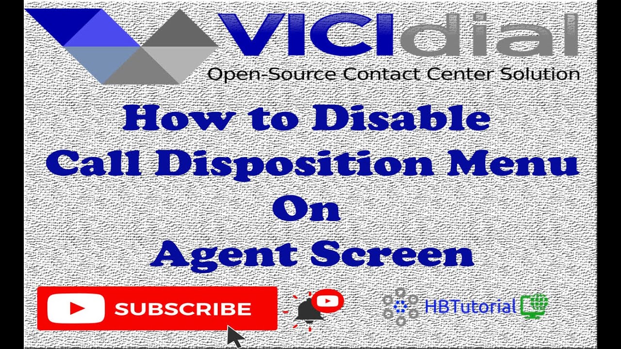 Vicidial Call Settings Disable Call Disposition on Agent Screen for ...
