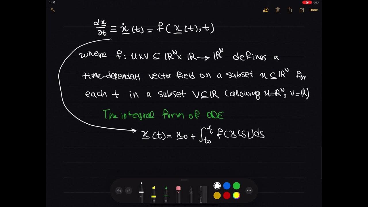 Lecture 2, Part 1 - Ordinary Differential Equations (ODES) and an Example of Solving an ODE ...