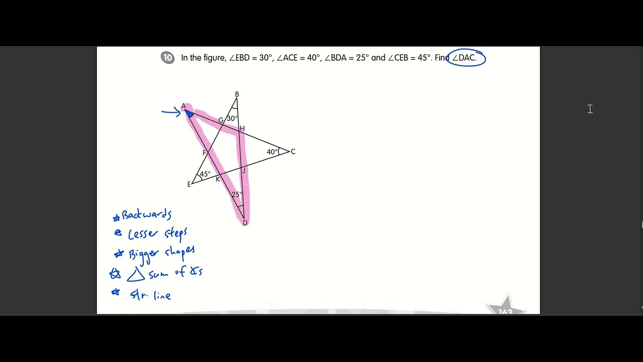 P6 Math Chap 5 Geometry 6A WB P163 L2 Q10 Method 1 - YouTube