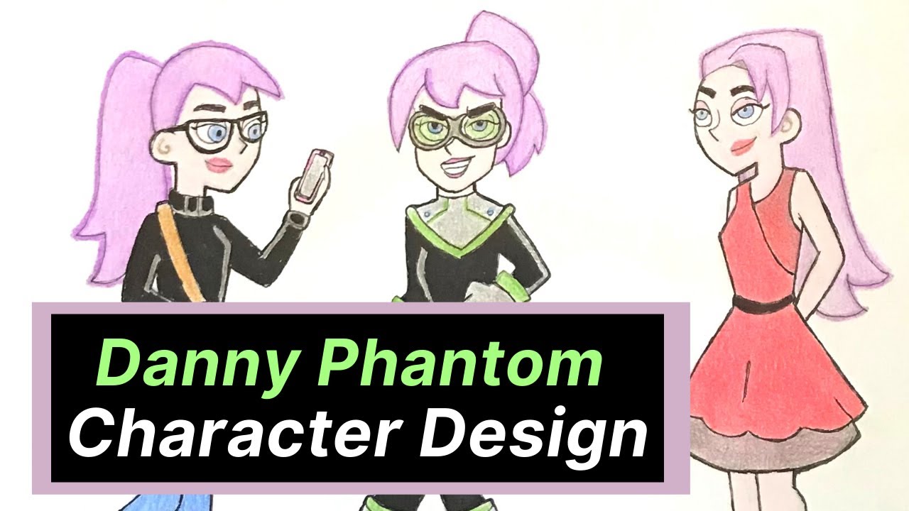 Let's Draw- An OC in Danny Phantom Style! - YouTube