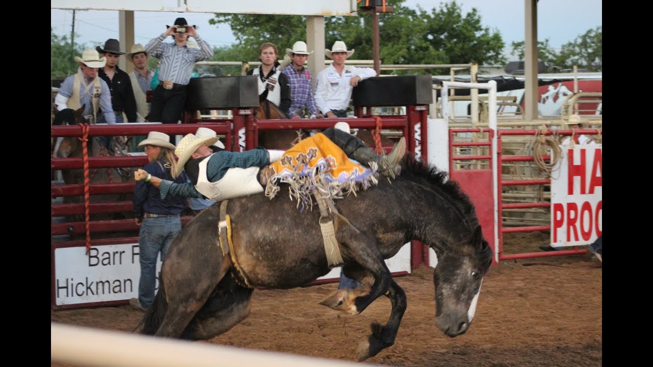 Coleman PRCA Rodeo 2020 Saturday Night Bareback and Saddle Bronc Riding ...