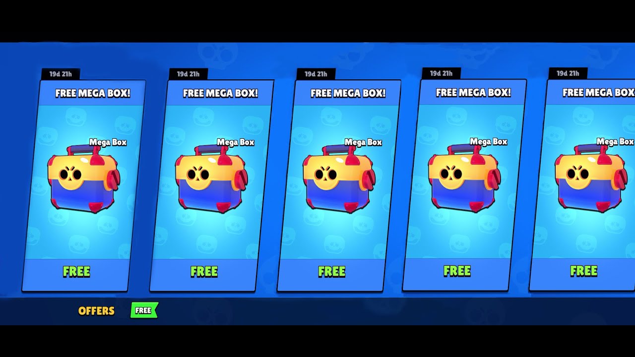 Opening 10 MEGA BOXES in BRAWL STARS - YouTube