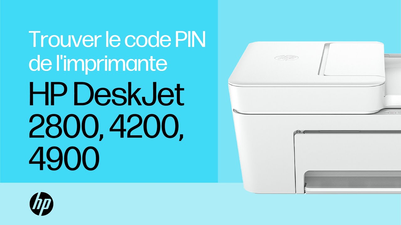 Trouver le code PIN de l'imprimante | Imprimantes HP DeskJet séries ...