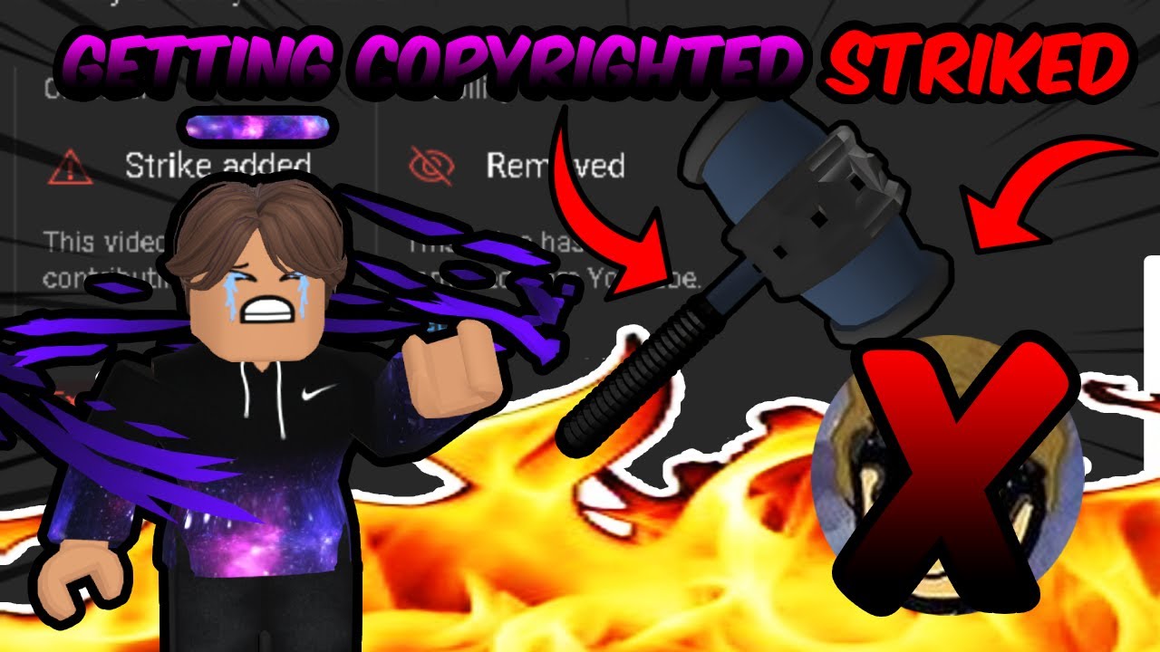{How I Got Copyright Striked!🥺}#roblox #viral #copyrightstrike #sad ...