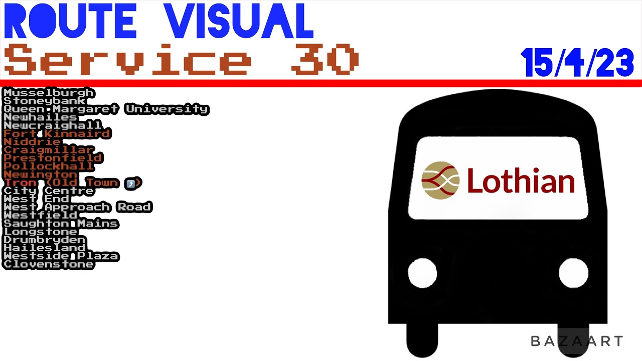 Lothian Buses Volvo Evora Service 30 Musselburgh - Clovenstone (Rode ...