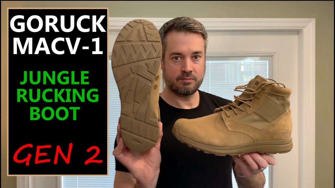 GORUCK MACV-1 Lightweight Rucking Boot First Look and Unboxing (2nd ...