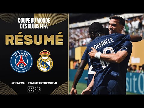 Résumé de PSG vs. Real Madrid | Coupe du Monde des Clubs | Demi-finale