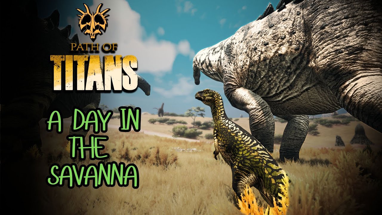 Savanna Shambles | WWD Realism | Dryosaurus Gameplay | Path Of Titans ...