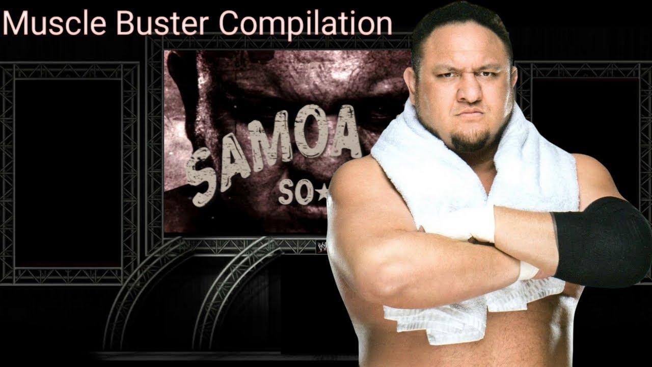 Samoa Joe - Muscle Buster Compilation - YouTube