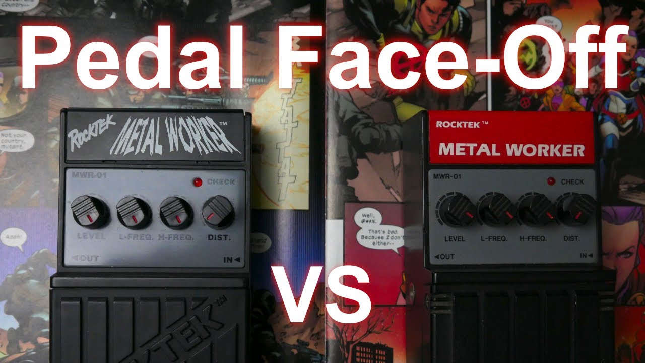 Pedal Face-Off – Rocktek Metal Worker red Edition vs black Edition ...