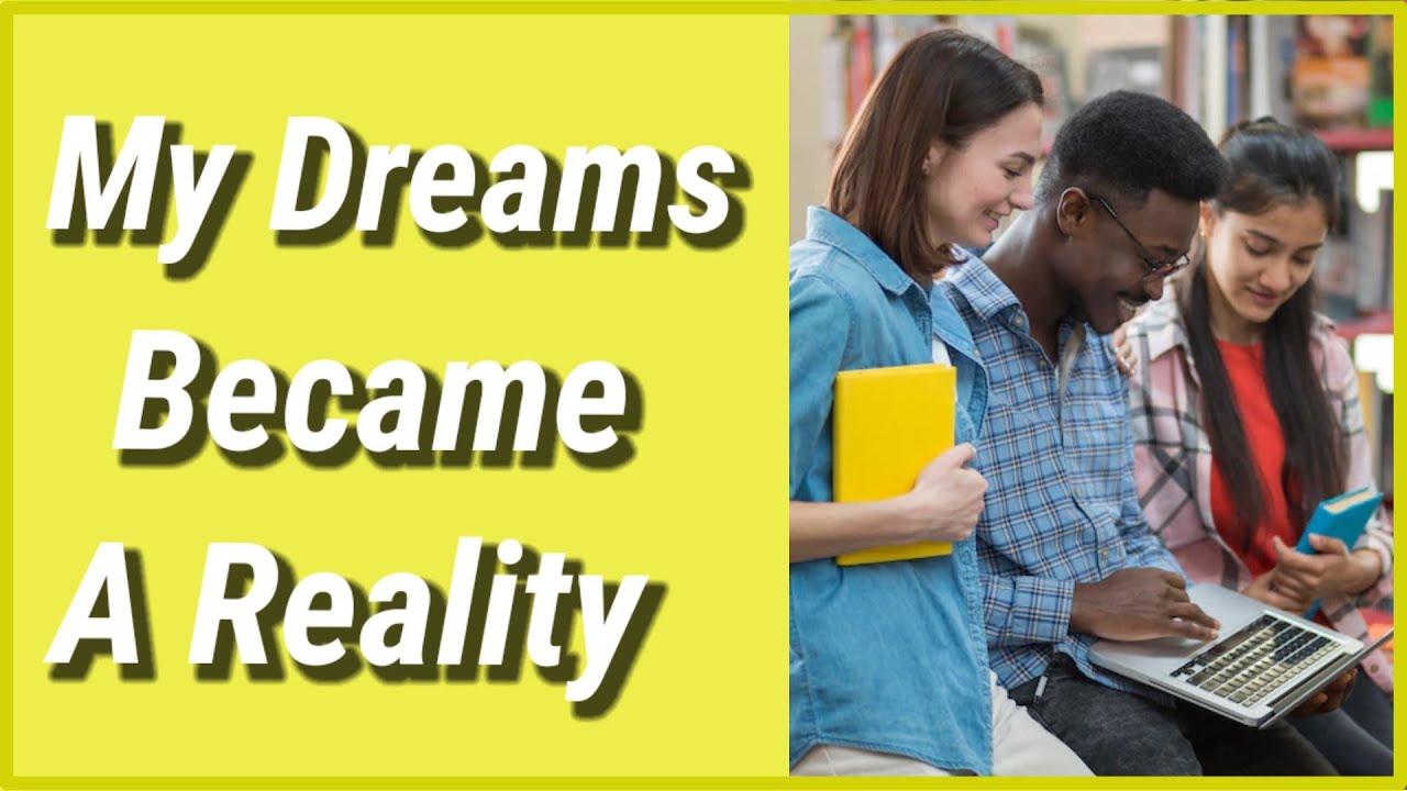 How to realize your dreams. THIS IS FOR YOU!!! - YouTube