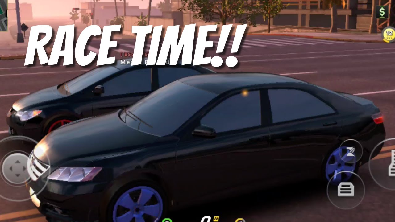One State RP - Life Simulator: FIRST Car RACE with a Player - YouTube