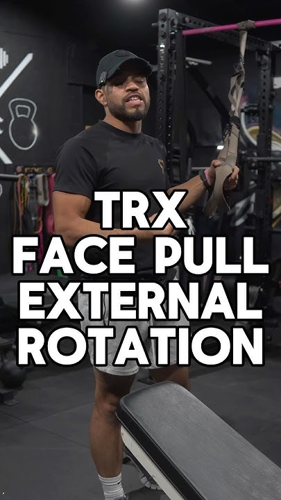 TRX face pull ext. rotation - YouTube