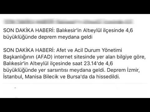 Deprem Bilecik’te hissedildi