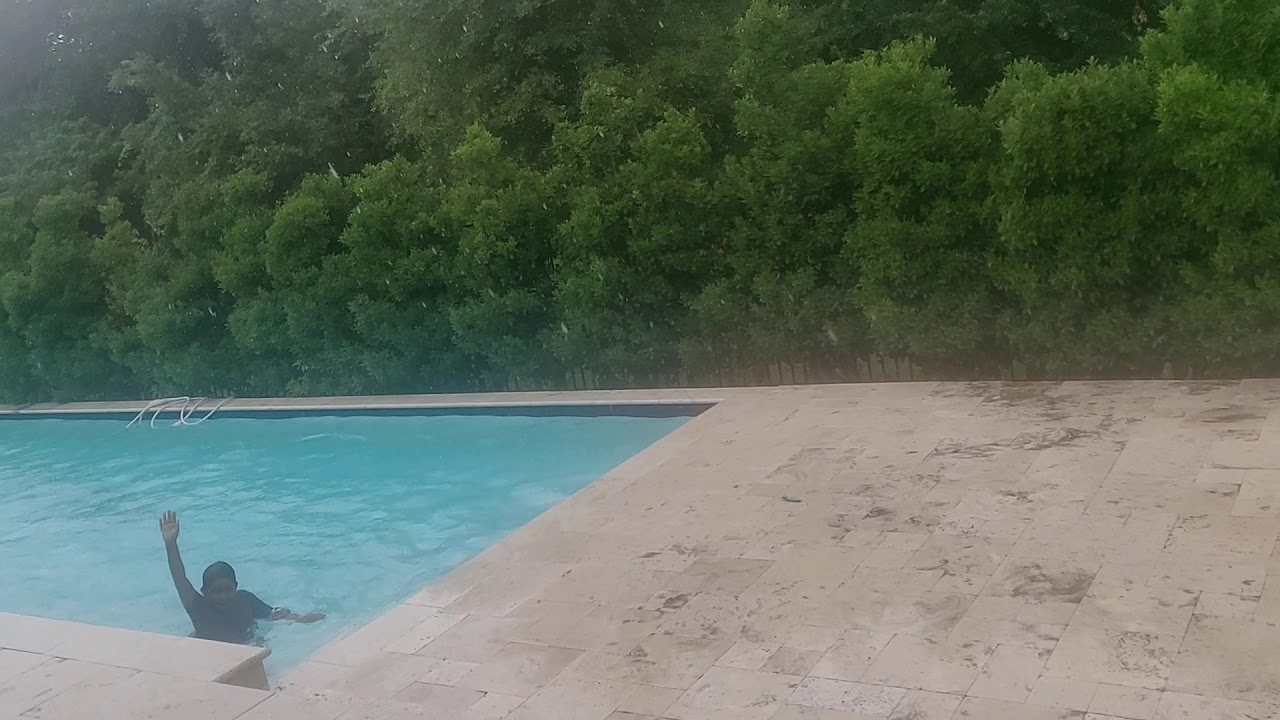 Rain swimming - YouTube