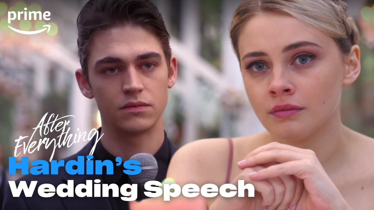 Hardin's Heartbreaking Wedding Speech | After Everything | Prime Video ...
