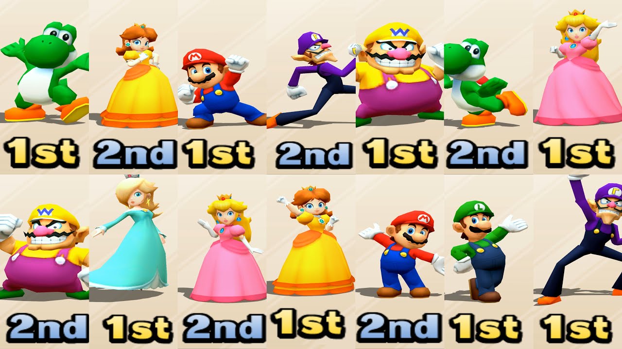 Mario Party The Top 100 - All 1st animation - YouTube