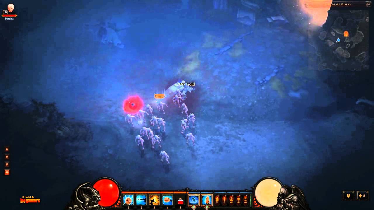 Diablo 3 - Exploding Palm with Indigo Rune - YouTube