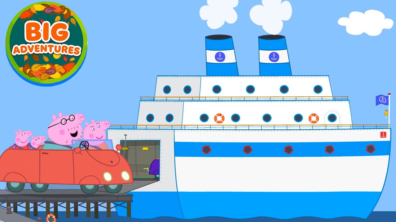 Peppa Pig Goes on a PARIS Holiday Adventure 🇫🇷 Boat Trip to Eiffel ...