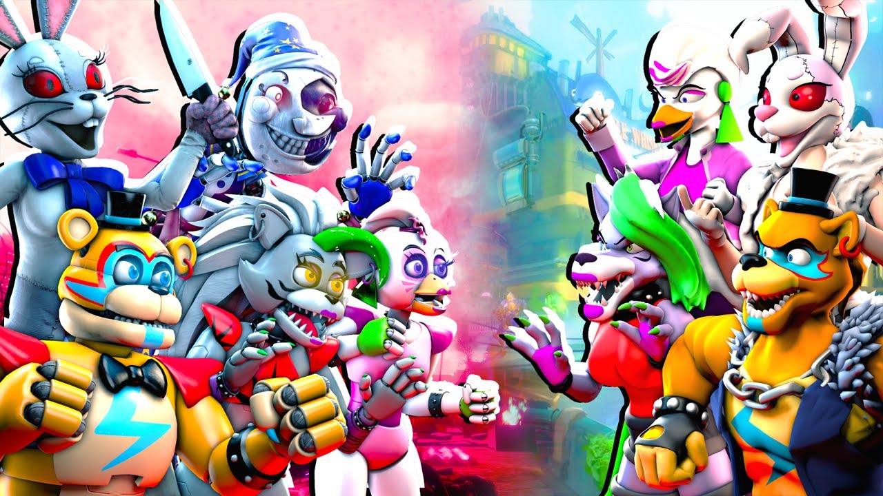 [SFM FNaF] Security Breach vs Security Breach Fury's Rage - YouTube