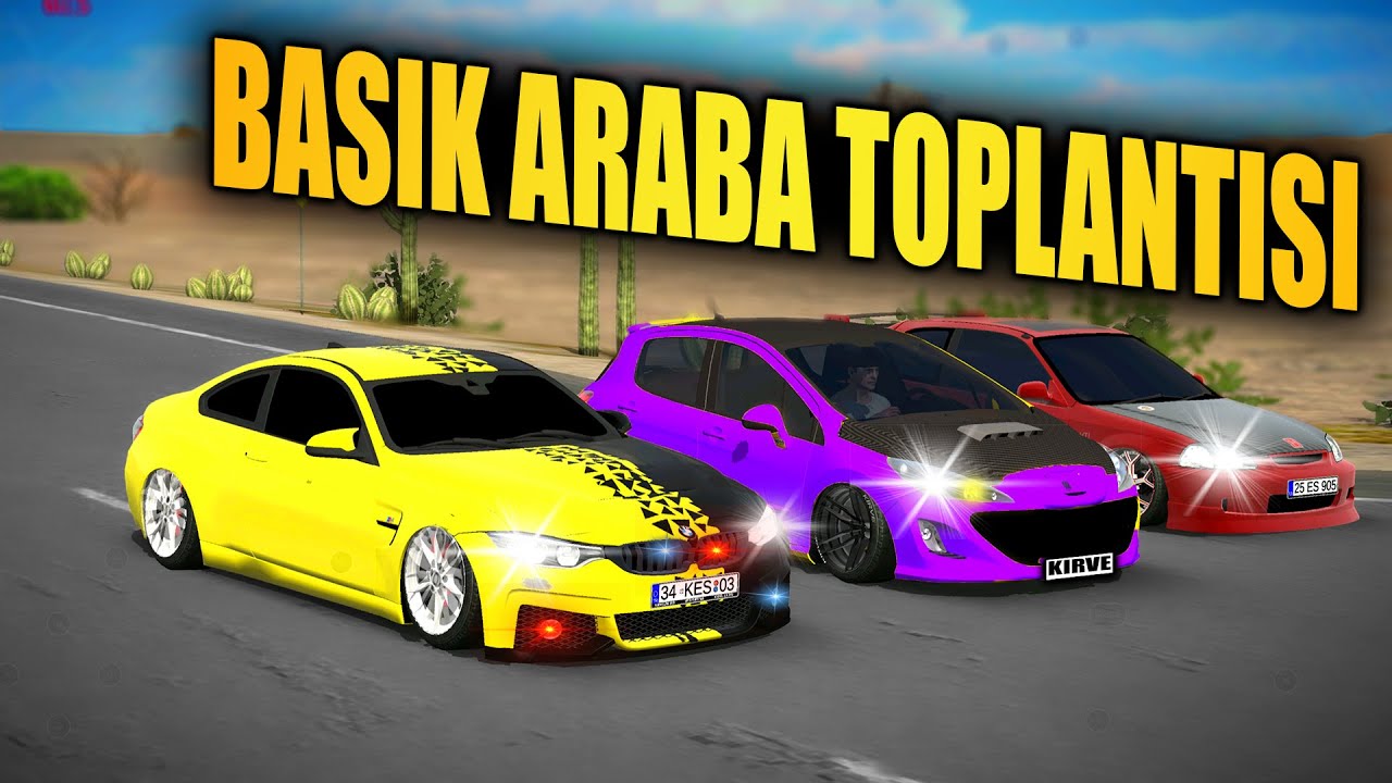 CAR PARKİNG MULTİPLAYER BASIK ARABA TOPLANTISI / CANLI YAYIN - YouTube