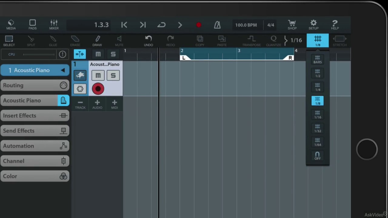 Cubasis 2 101: Make a Track in Cubasis - 3. Project Setup - YouTube