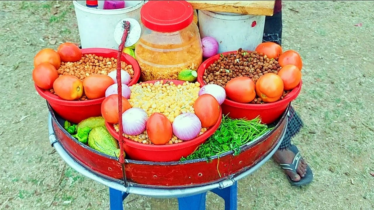 Beautifully Decorated CHOLA CHAT Shop I Spicy Chole Masala Recipie I ...