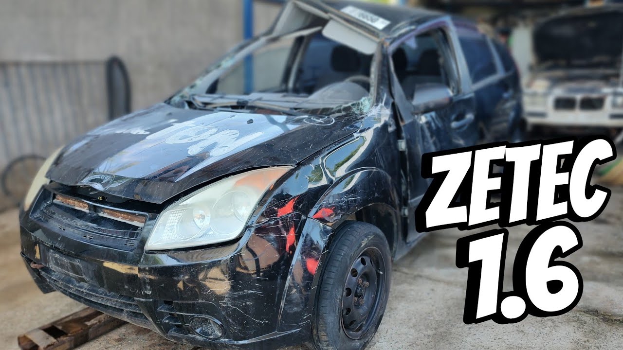 COMPRAMOS UM FORD FIESTA 1.6 ZETEC ROCAN CAPOTADO NO LEILÃO ! SUCATA ...