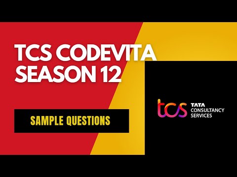TCS CodeVita Season 12 | Sample Questions | #tcs #tcscodevita - YouTube