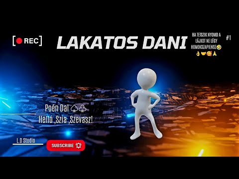 Lakatos Dani 2026 - Poén Dal ♤♧ Helló ,Szia ,Szevasz 🔥🥕👌🤝🤣 Angol Akcentussal🤣