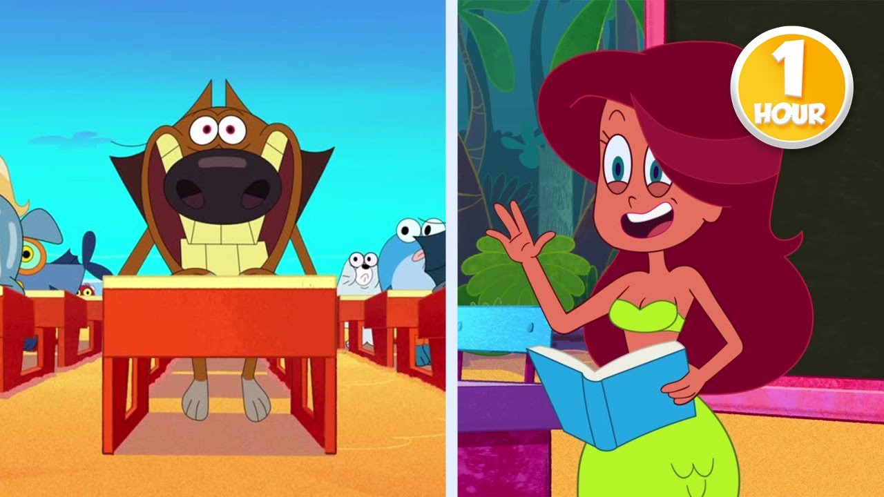ZIG AND SHARKO | Zig and Marina at School (SEASON 2) New episodes | Cartoon Collection for kids ...