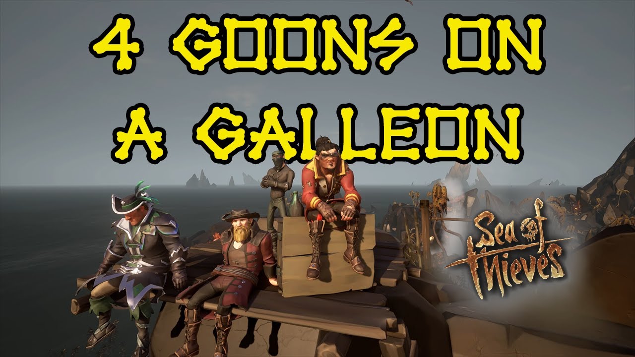 THE STORY OF 4 GOONS ON A GALLEON | SEA OF THIEVES MISADVENTURES ...