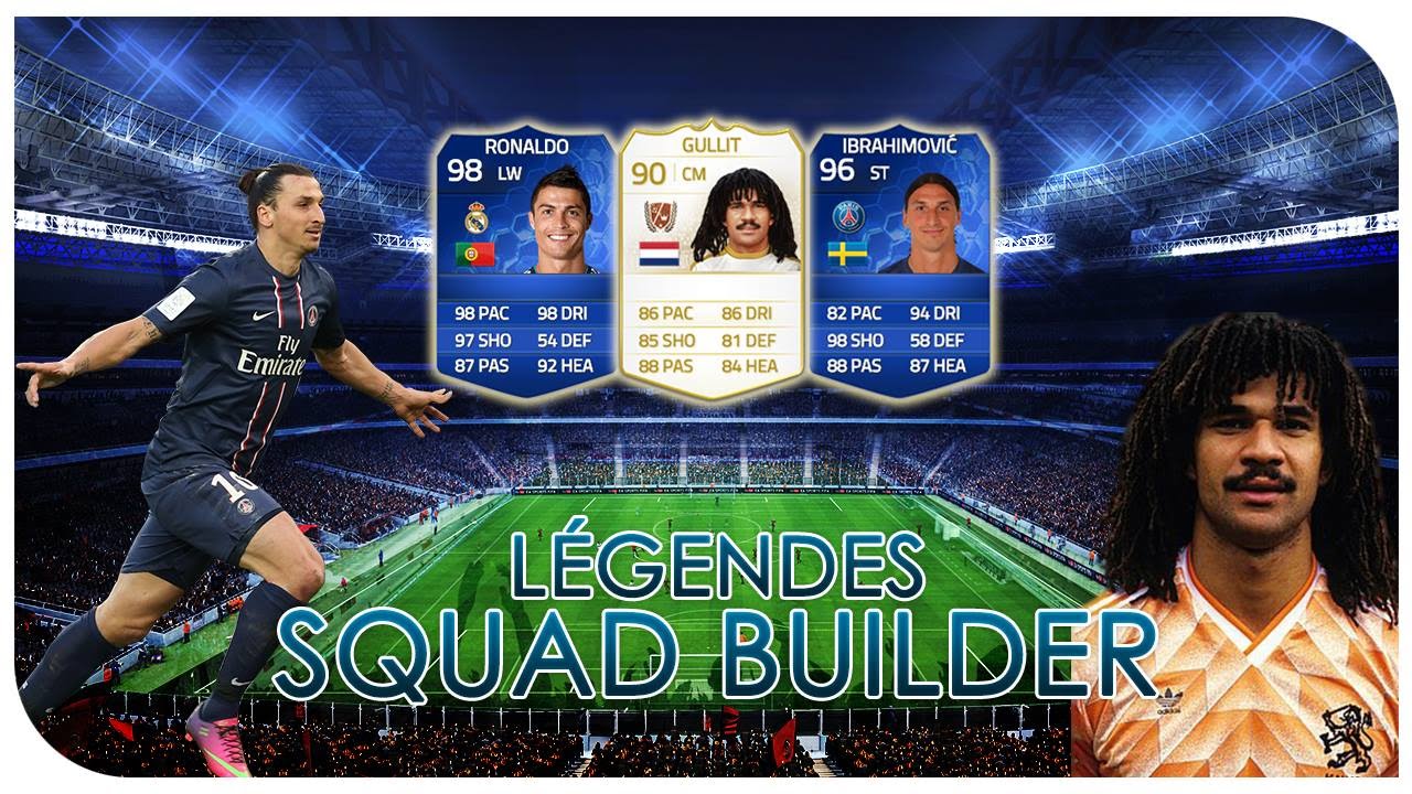 LÉGENDES SQUAD BUILDER DREAM TEAM ! 40 MILLIONS CRÉDITS ! - YouTube
