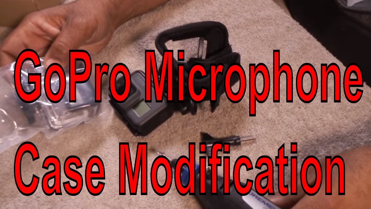Go Pro Hero 5 Microphone Case Modification - YouTube