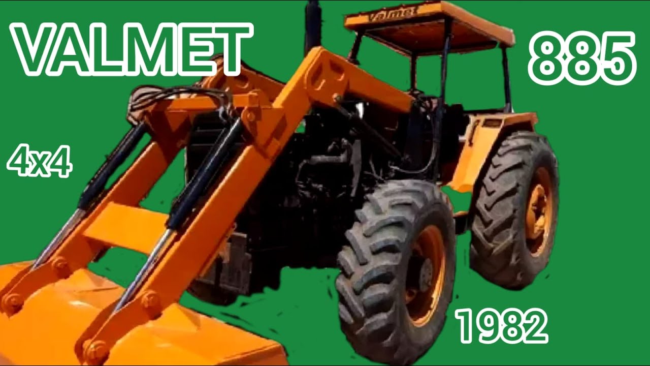 TRATOR VALMET 885 4x4 A VENDA - YouTube