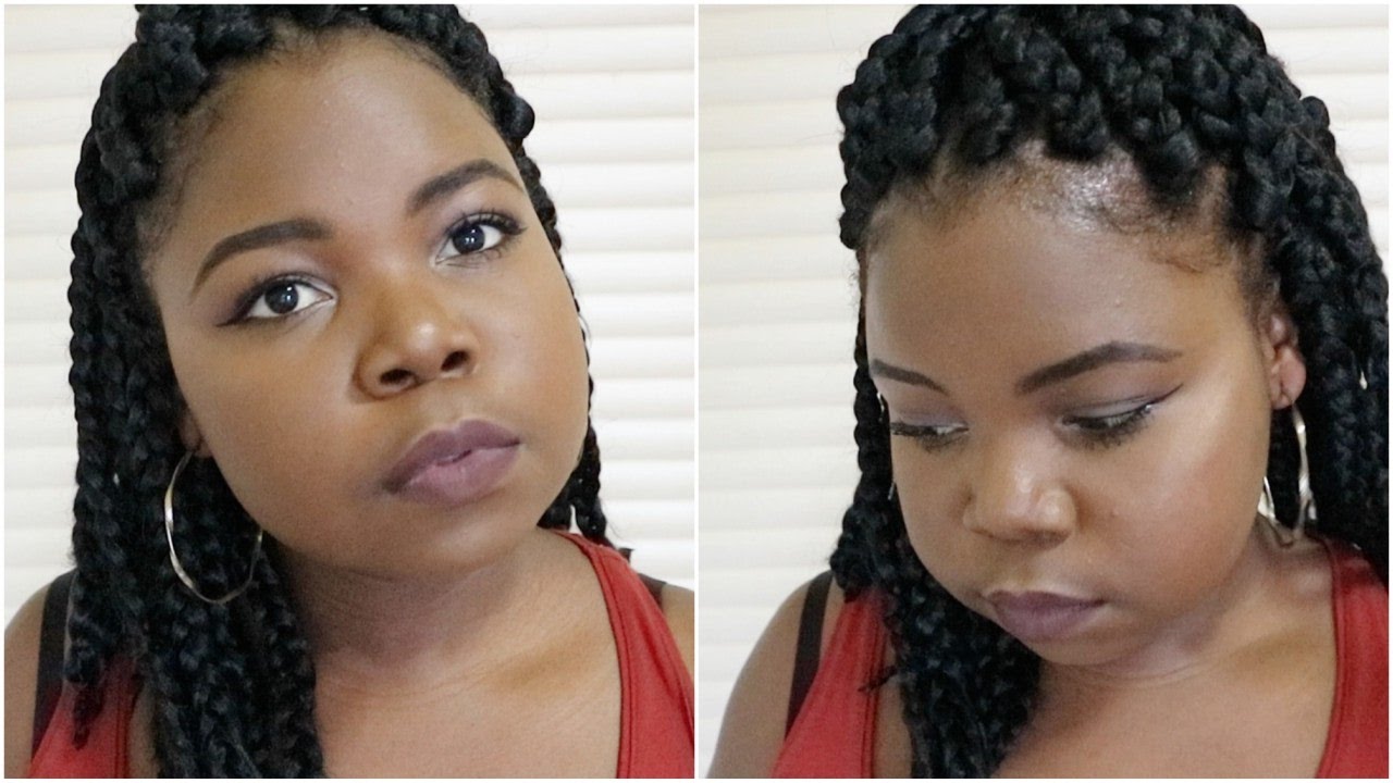 HOW TO: SHORT BOX BRAIDS TUTORIAL|| PROTECTIVE STYLES - YouTube