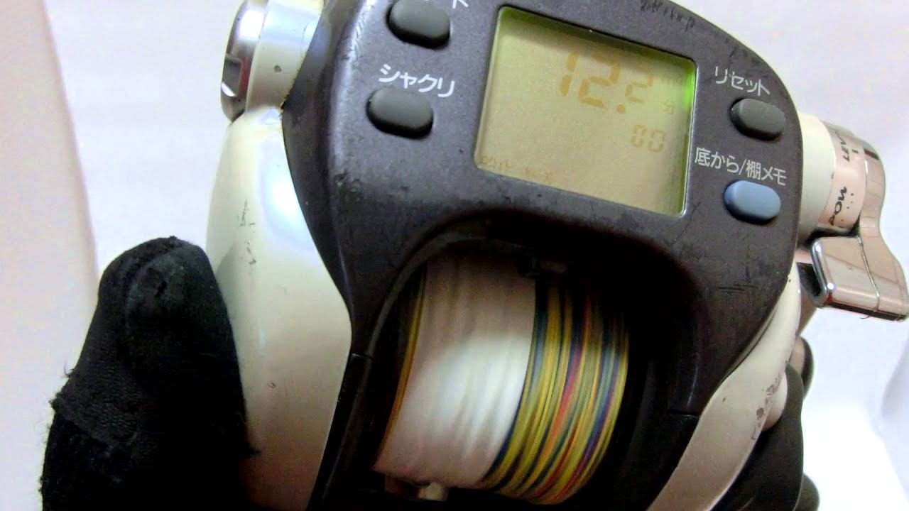 Daiwa Super Tanacom X500CP Auto Jigging Electric reel - YouTube
